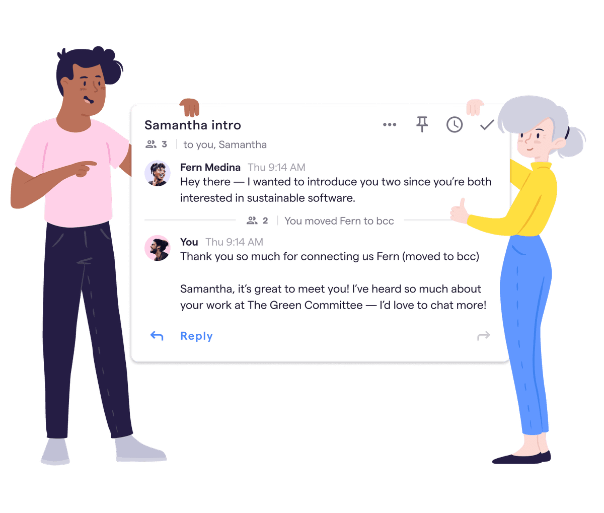How to respond to an introduction email