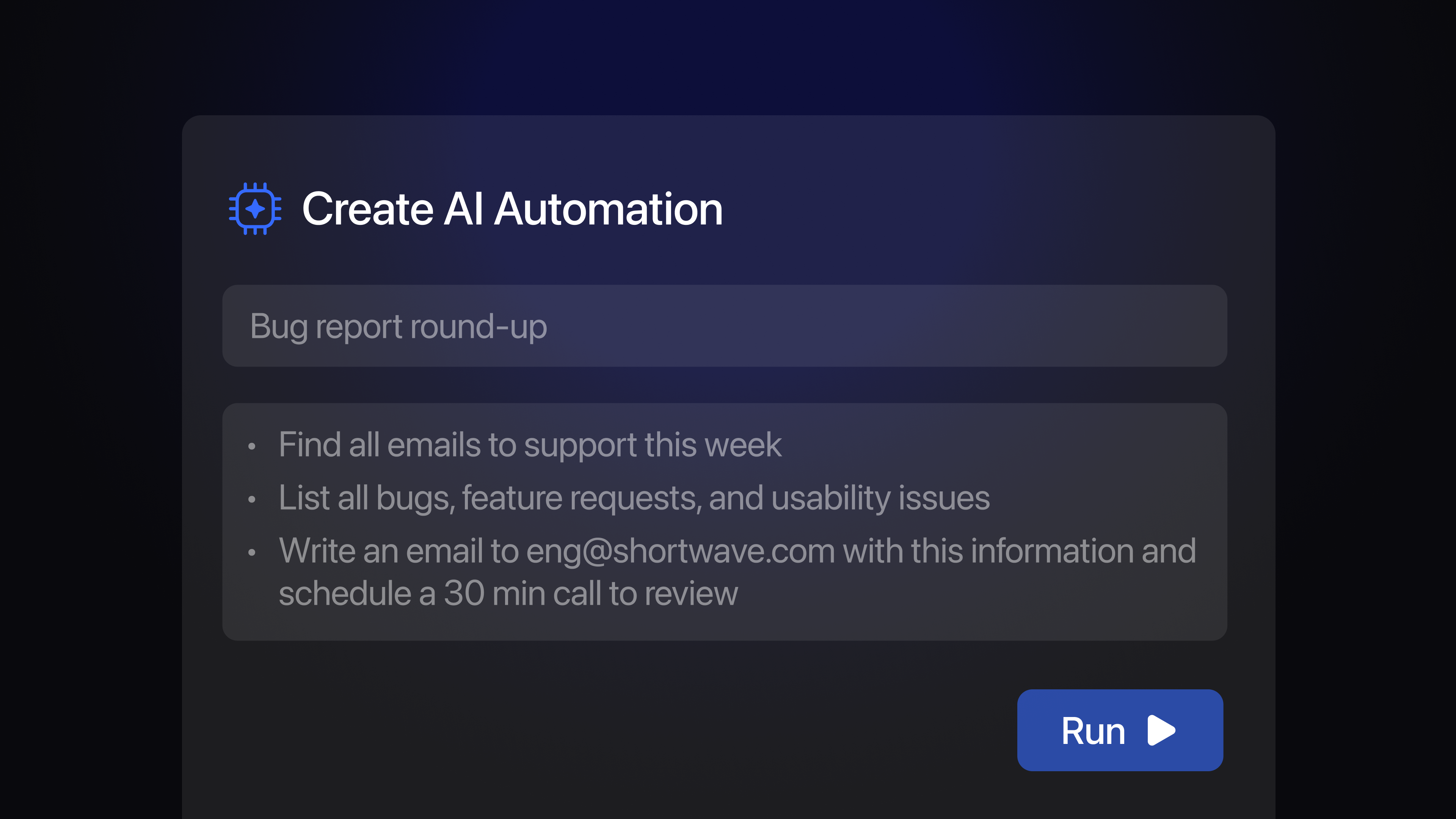 Streamline team workflows with AI Automations