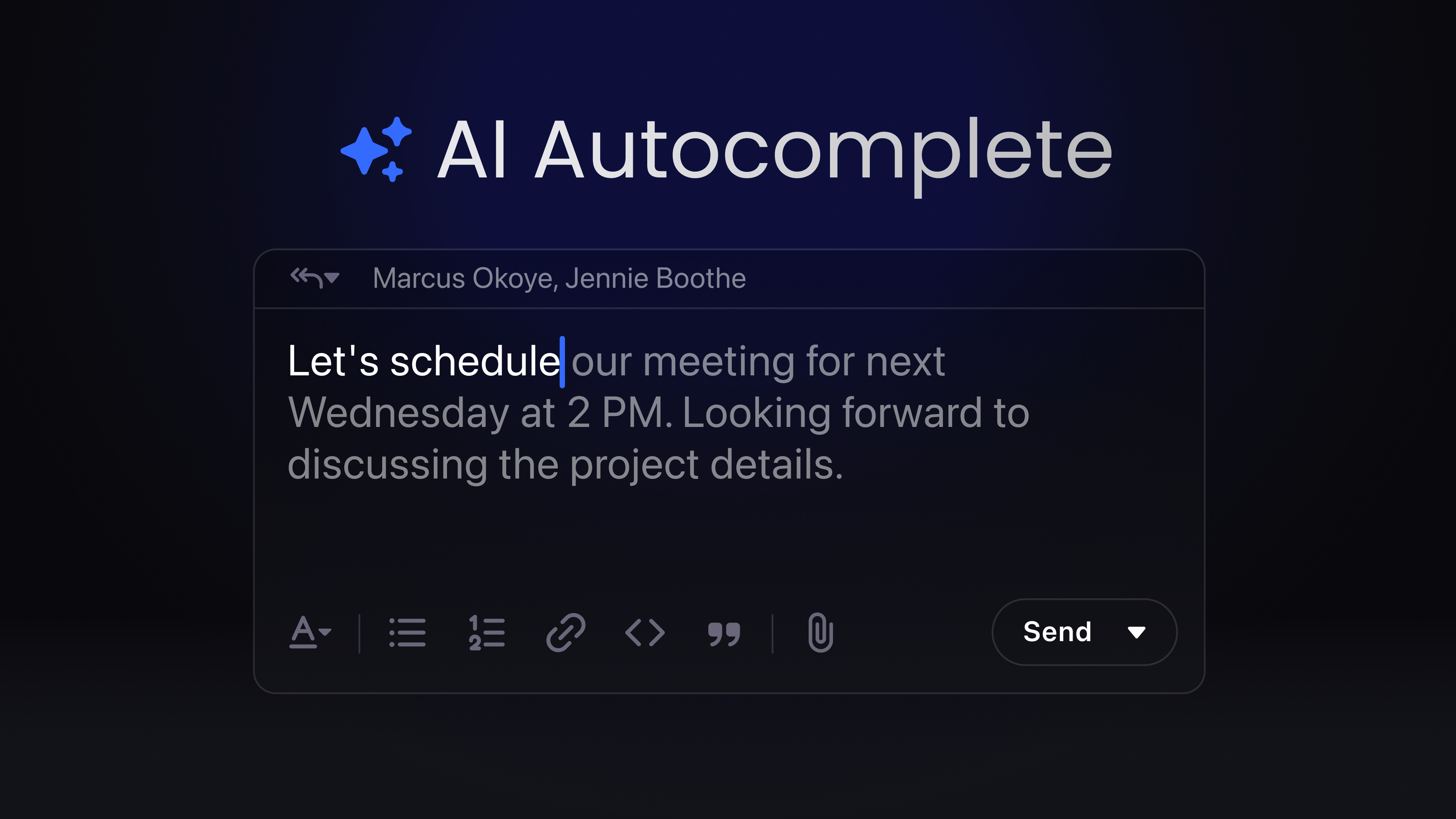AI Autocomplete – Shortwave now finishes your sentences